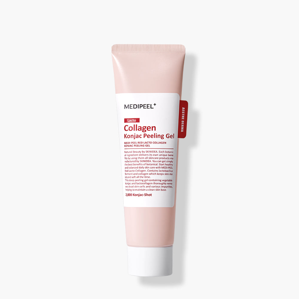 MEDIPEEL Red Lacto Collagen Konjac Peeling Gel: Пілінг для обличчя