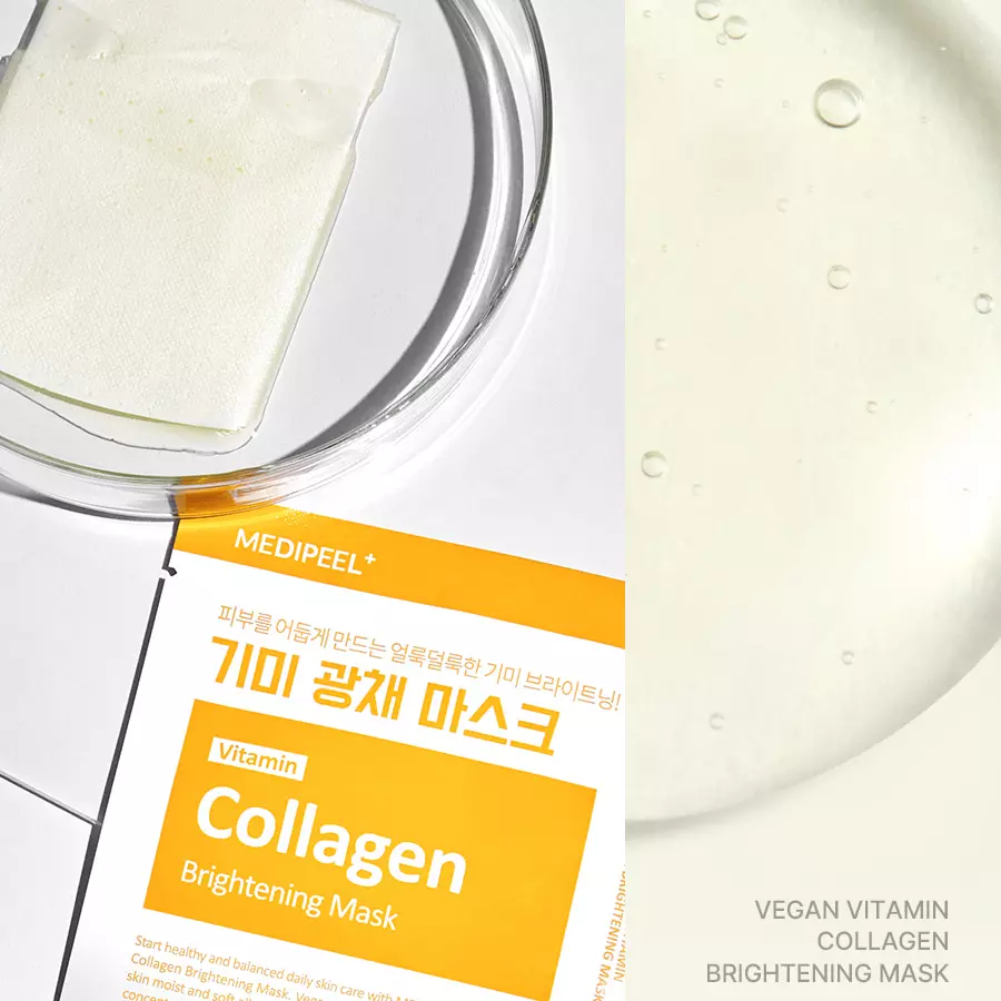 Вітамінна маска MEDIPEEL Vitamin Collagen Brightening Mask з колагеном ...