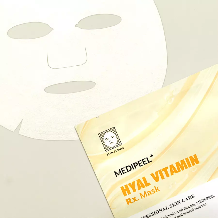Увлажняющая витаминная маска MEDIPEEL Hyal Vitamin Rx.Mask