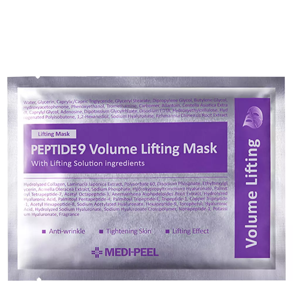 Маска MEDIPEEL Peptide 9 Volume Lifting Mask для ліфтингу та об'єму шкіри