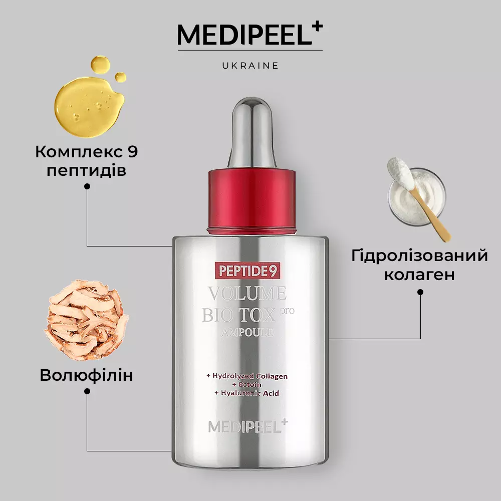 MEDIPEEL Peptide 9 Volume Bio Tox Ampoule Pro - Ефективне омолодження шкіри