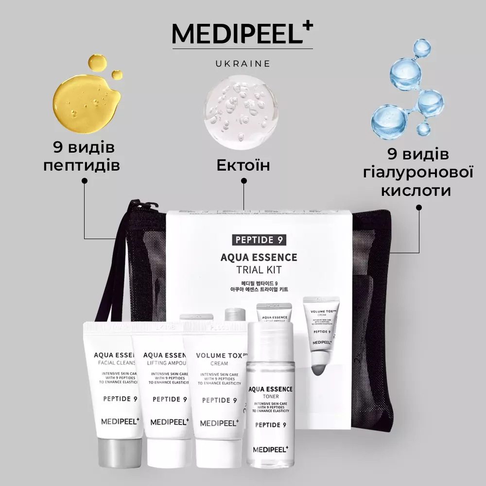 MEDIPEEL Peptide 9 Aqua Essence Trial Kit: Революційний догляд за шкірою